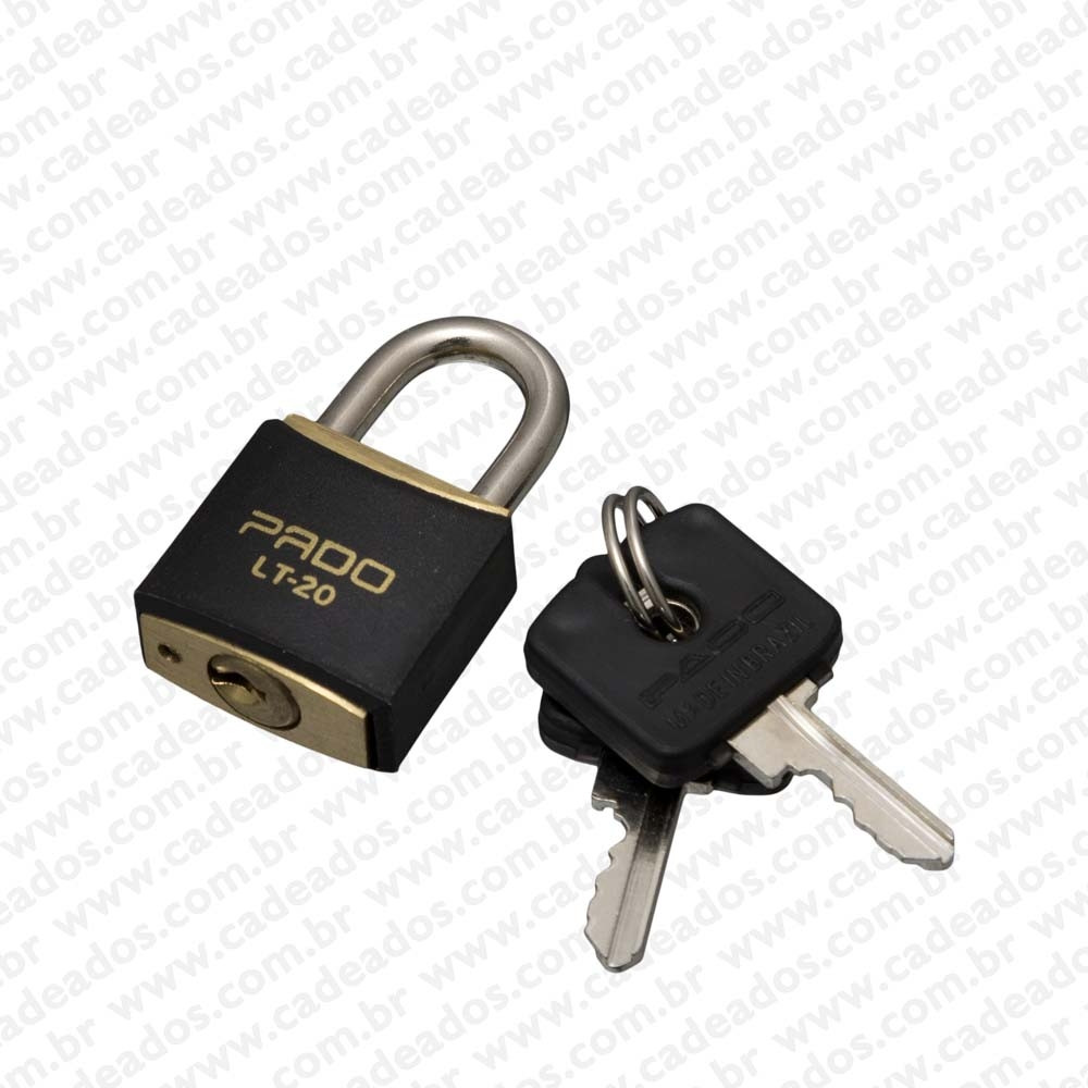 Cadeado Pado Color 20 mm Preto