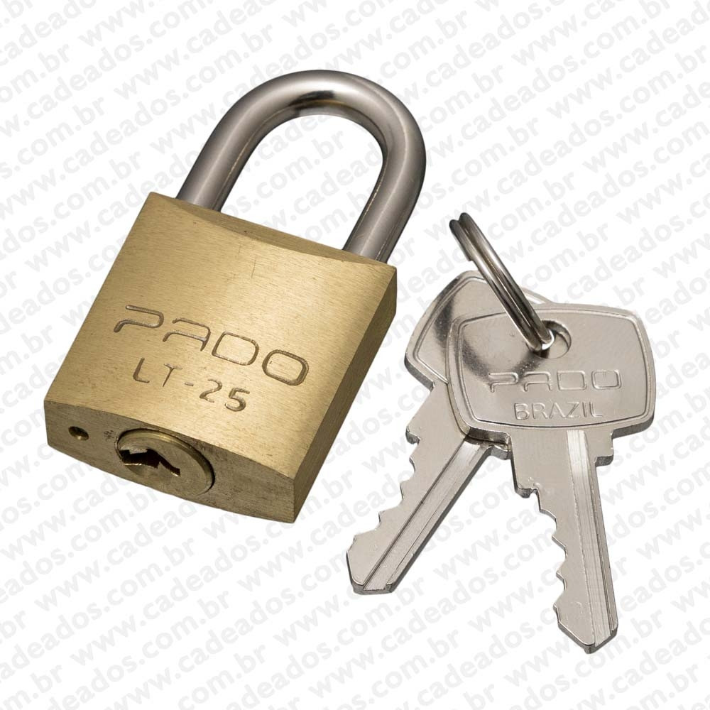 Cadeado Pado E-20 mm | Cadeado em Latão | Pequeno
