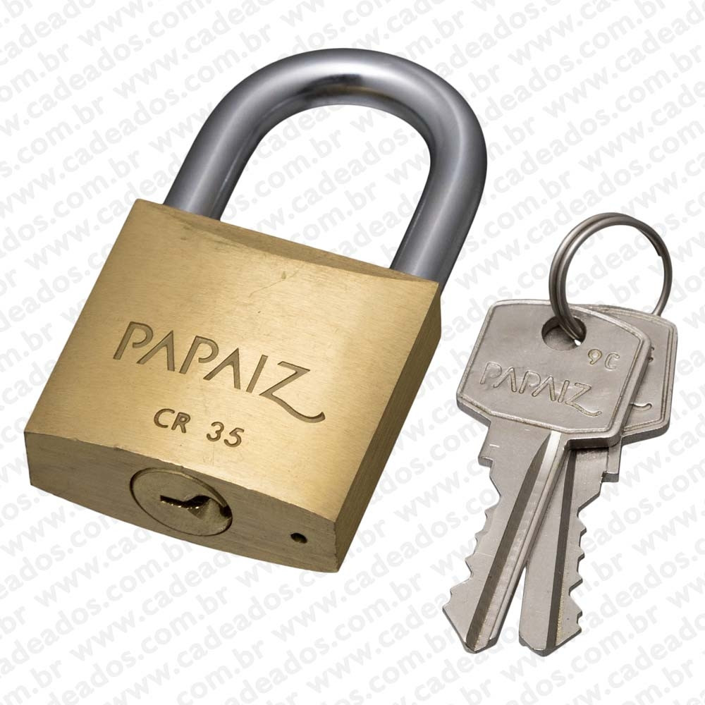 Cadeado Papaiz CR 35 mm | Tradicional | ASSA ABLOY