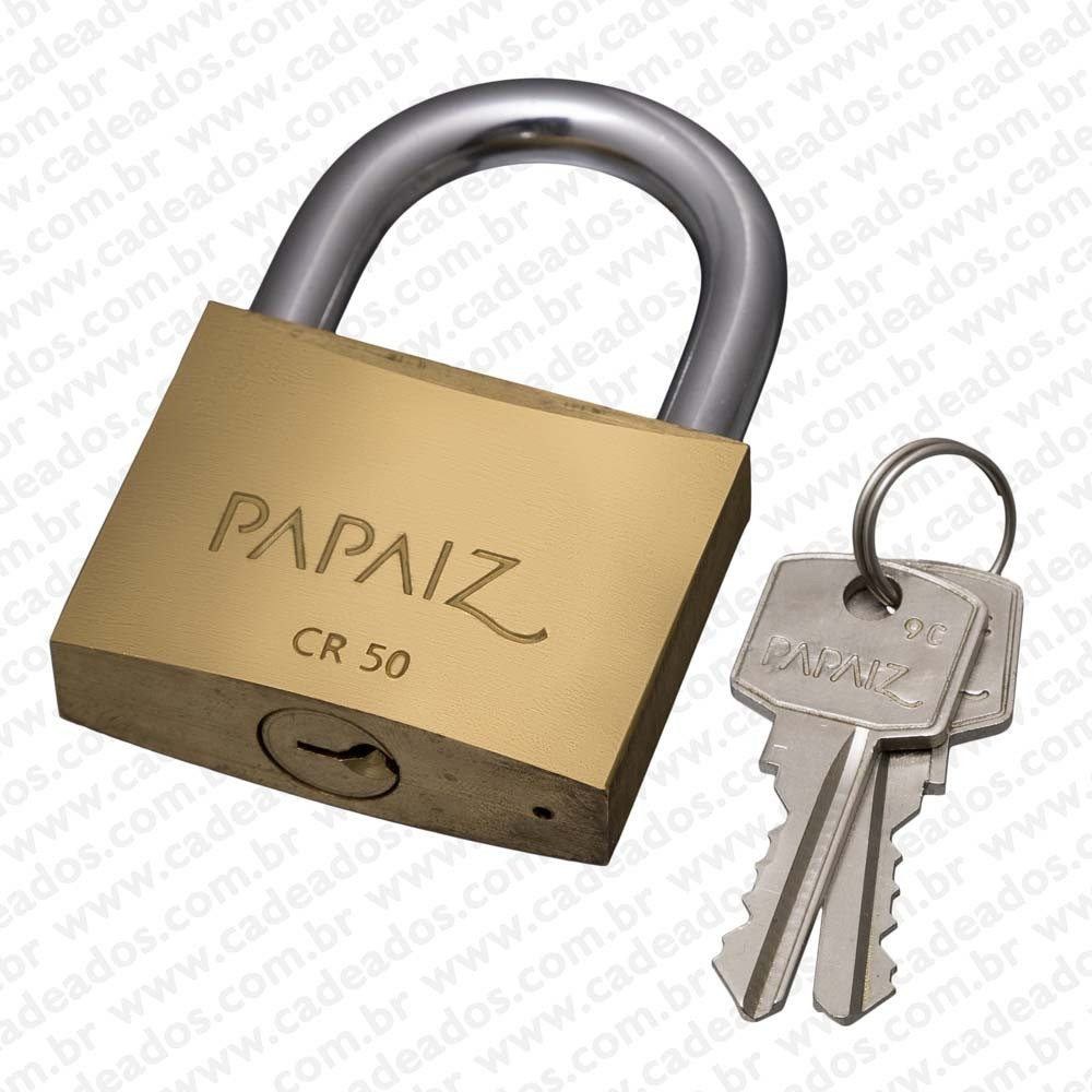 Cadeado Papaiz CR 50 mm | Tradicional | ASSA ABLOY