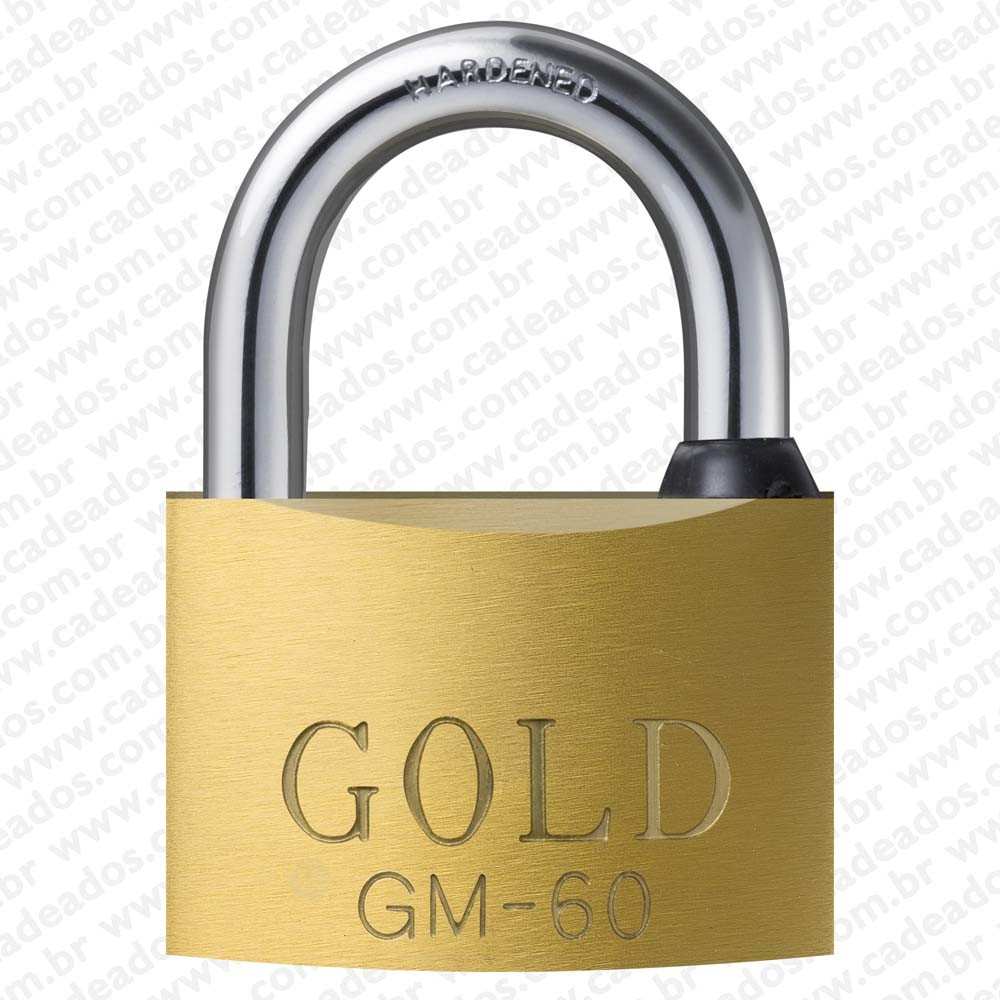 Cadeado Gold Chave Multi-Ponto 60 mm | Vedação de Borracha | Cadeados
